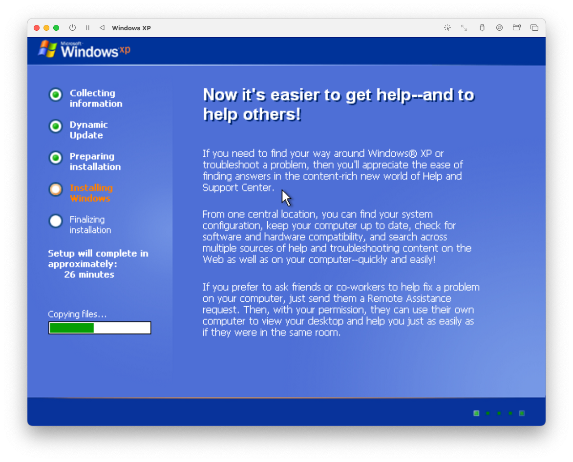 How To Install Windows XP with UTM on macOS with Apple M Chips